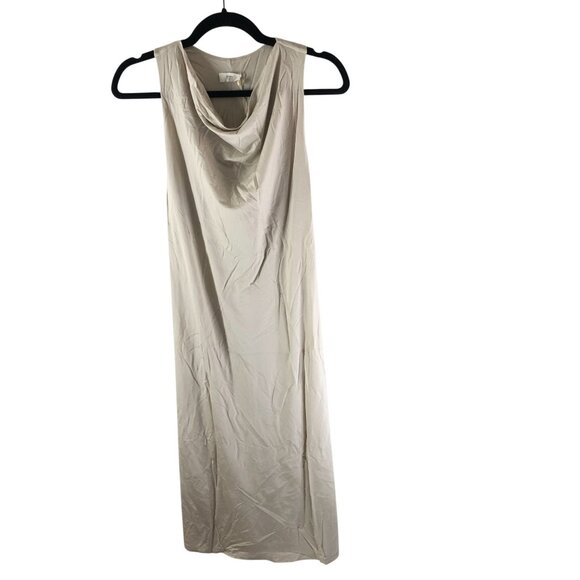 Neiwai | Dresses | Neiwai Boundless Back Twist Cowl Neck Dress Midi ...